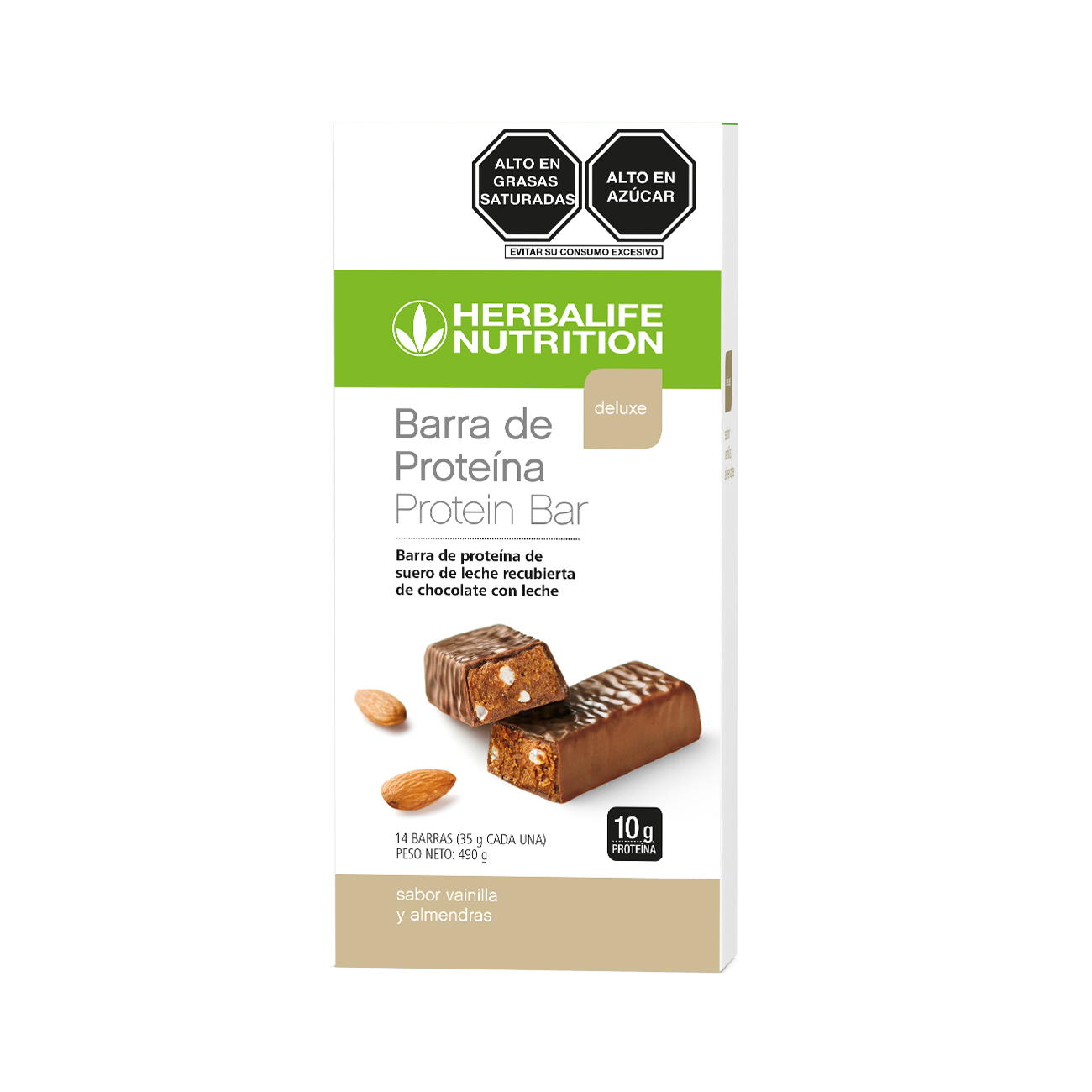 Barra De Proteina Deluxe Vainilla Y Almendras 35 G Herbalife